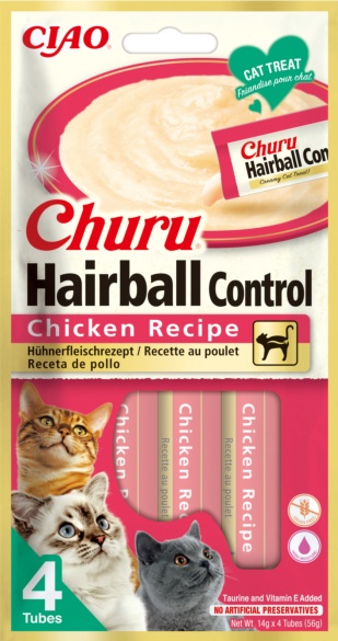 Churu Hairball Control para bolas de pelos en gatos