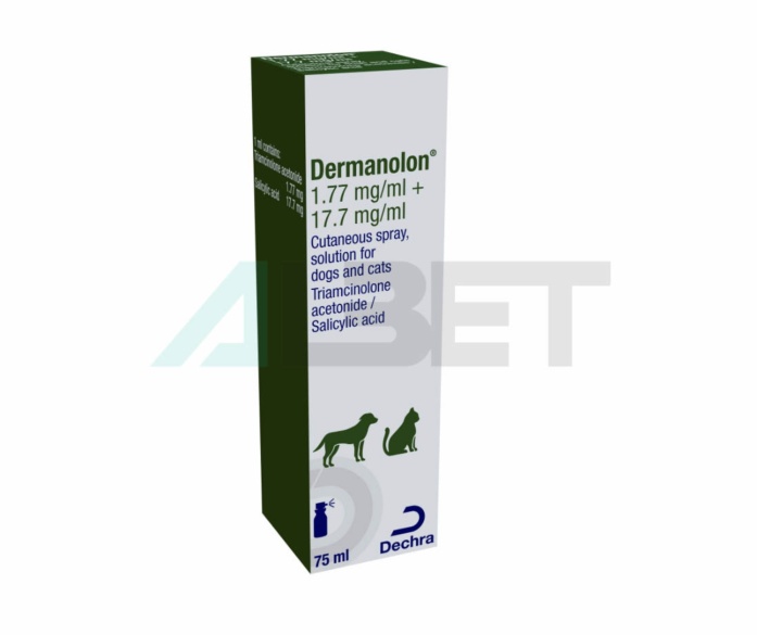 Dermanolon Spray | Dechra | Farmacia Veterinaria Online Albet
