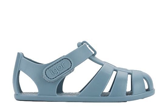 Cangrejeras niño barefoot de la marca Igor modelo Nemo Solid color azul ...