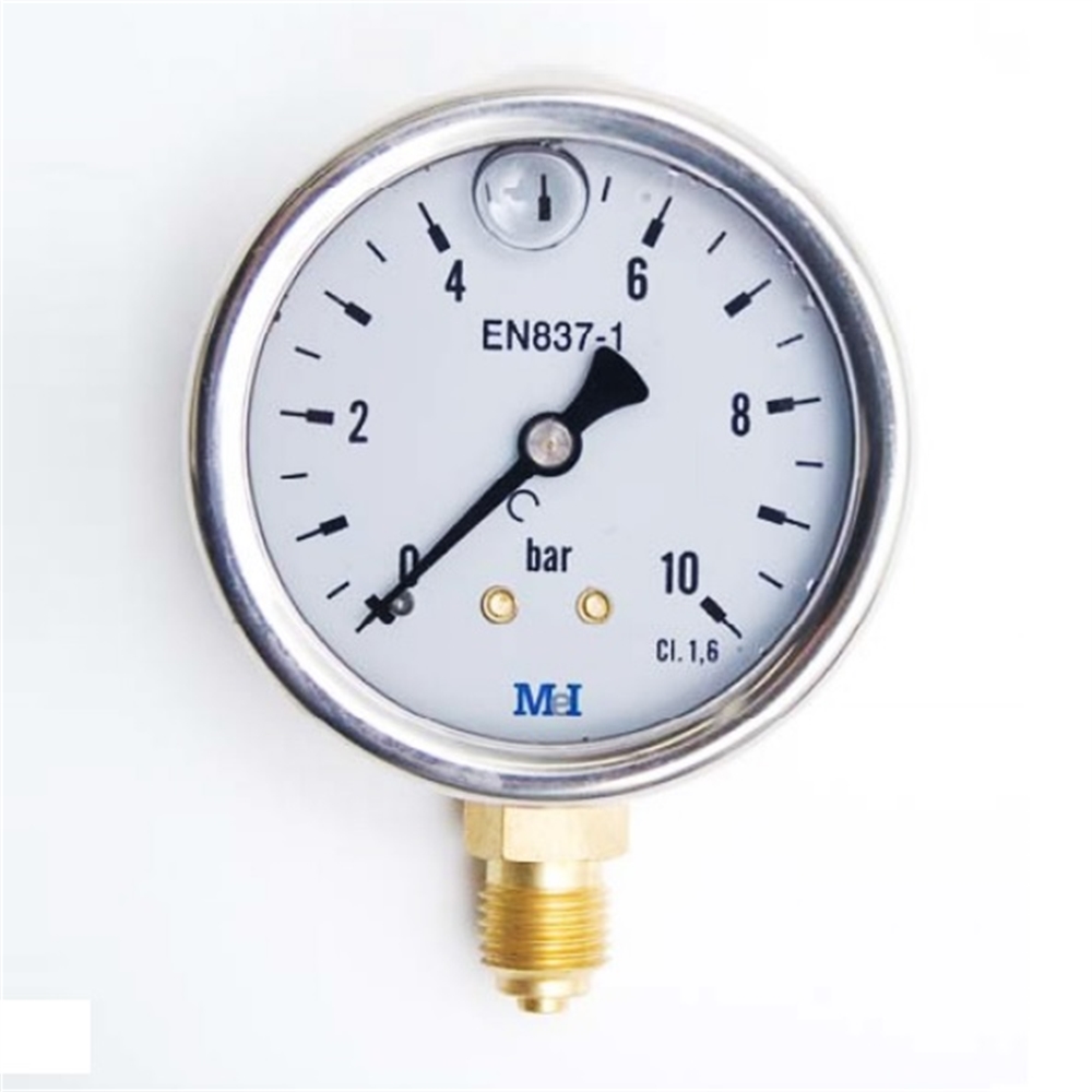 Manómetro de comprobación de extintores con rosca exterior