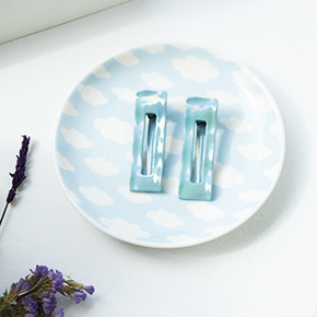 PACK DE 2 CLIPS RECTANGULARES AZUL HF