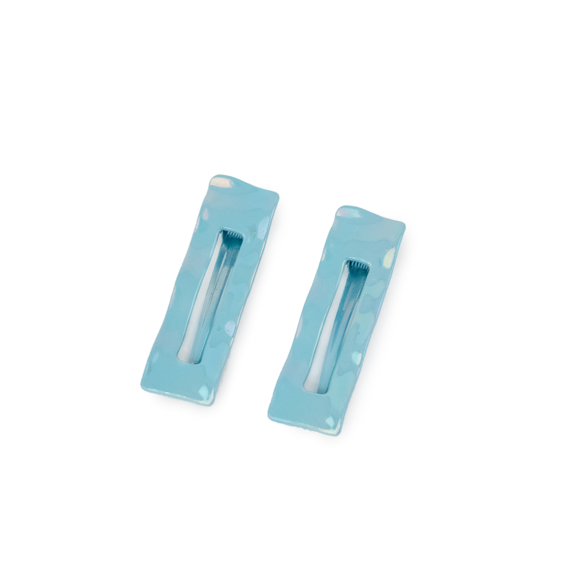 PACK DE 2 CLIPS RECTANGULARES AZUL HF