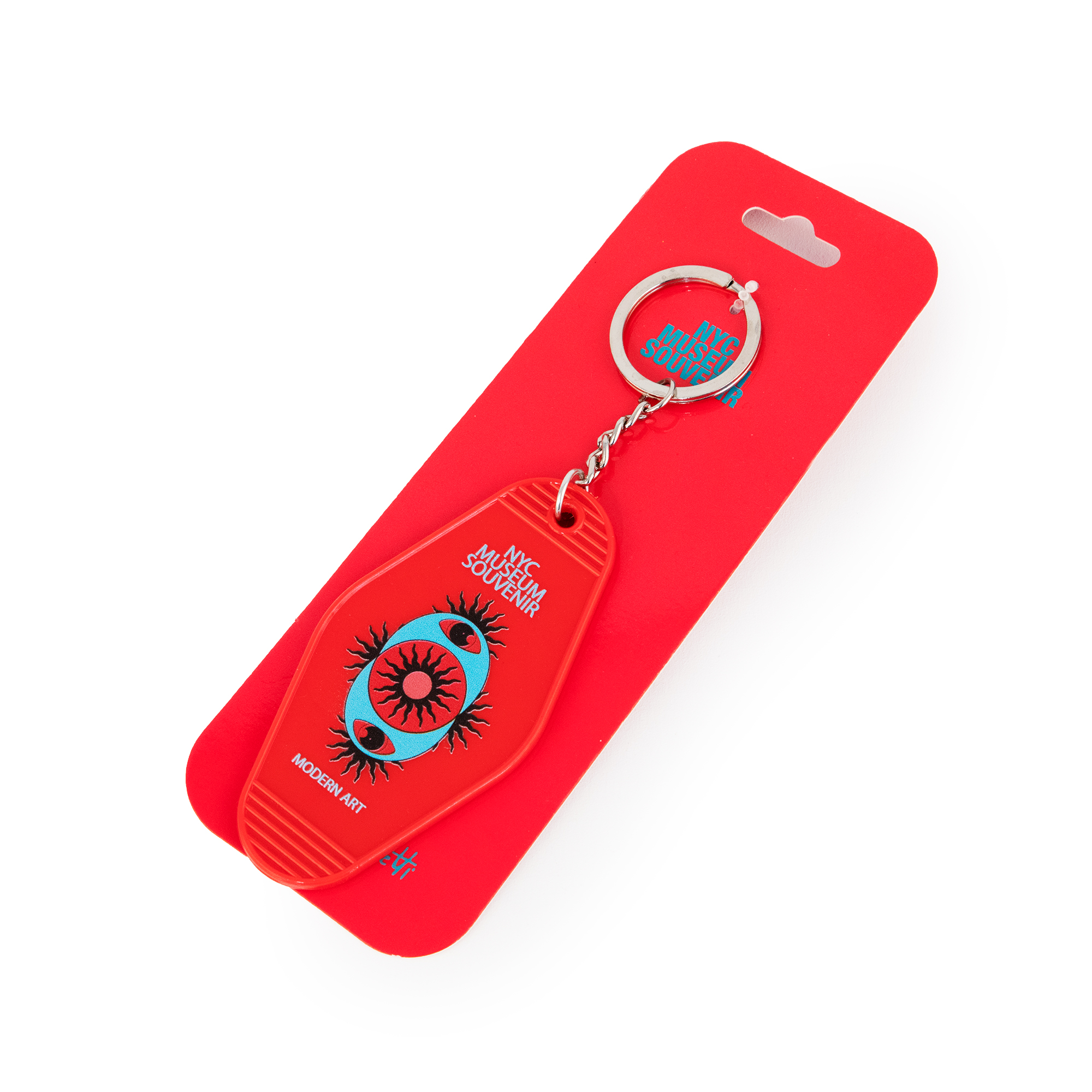 RED NYC MUSEUM KEYCHAIN HF
