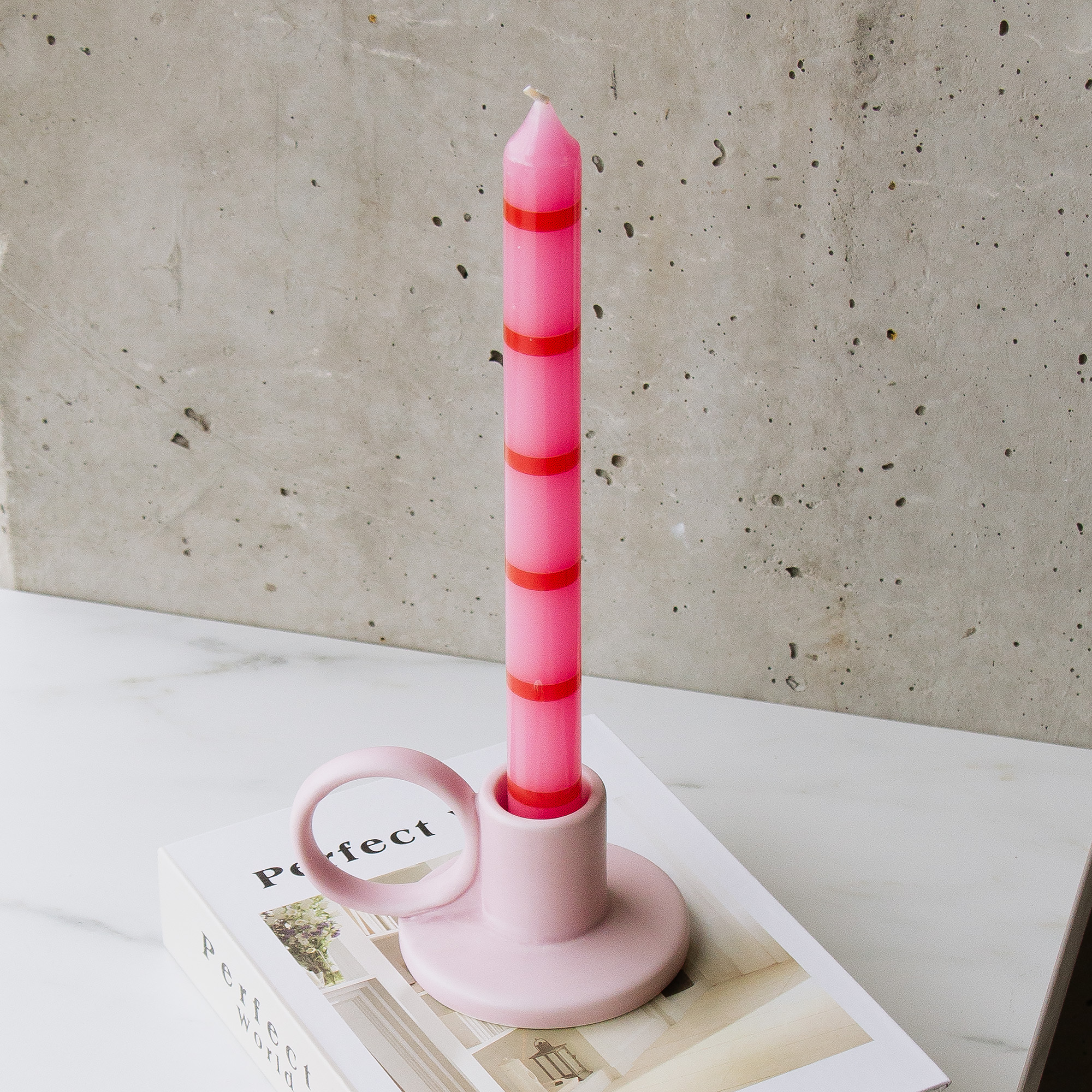 PACK OF 2 LONG RUBY CANDLES HF