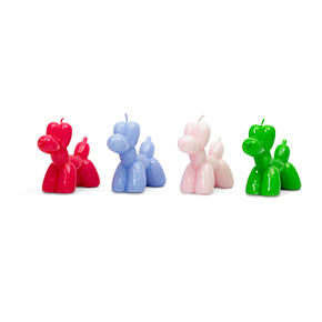 BLUE BALLOON DOG CANDLE HF
