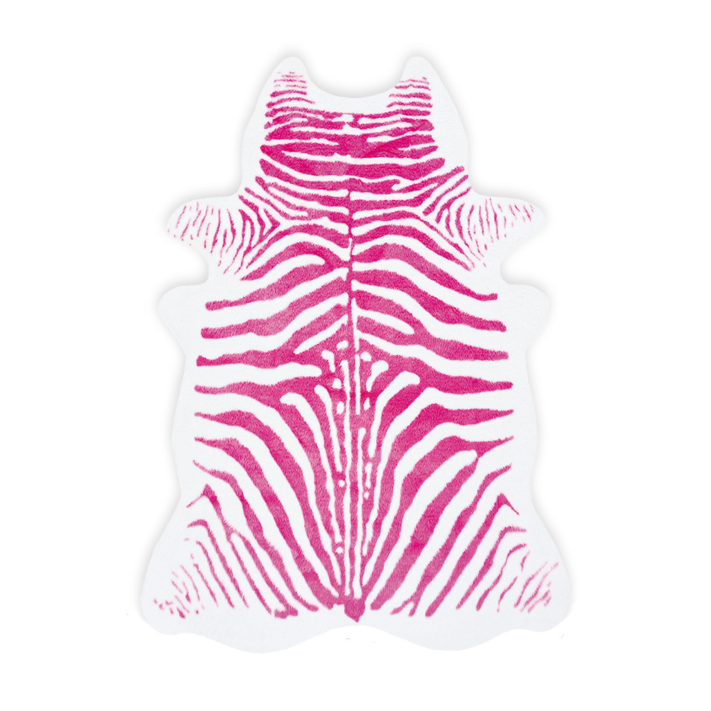 PINK ZEBRA RUG HF
