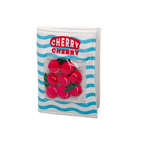 PINK VELBOA WOVEN CHERRY NOTEBOOK HF