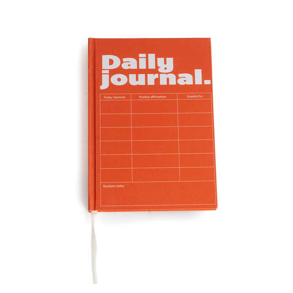 LIBRETA DAILY JOURNAL ROJO A5 HF