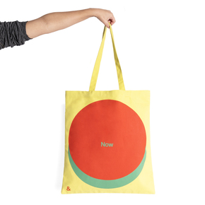 YELLOW HERE&NOW TOTE BAG HF