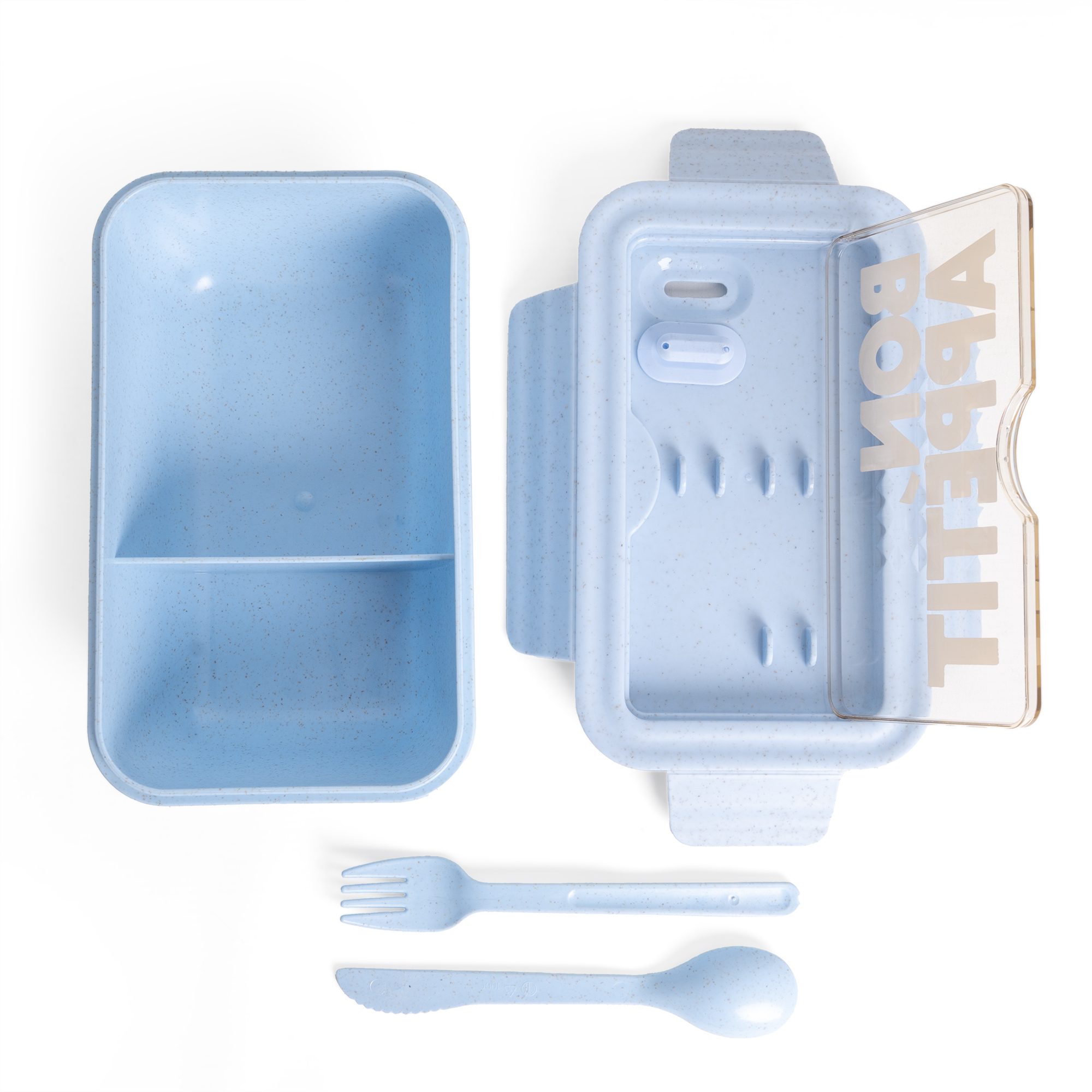 LIGHT BLUE LUNCH BOX BON APPÉTIT HF | Helio Ferretti