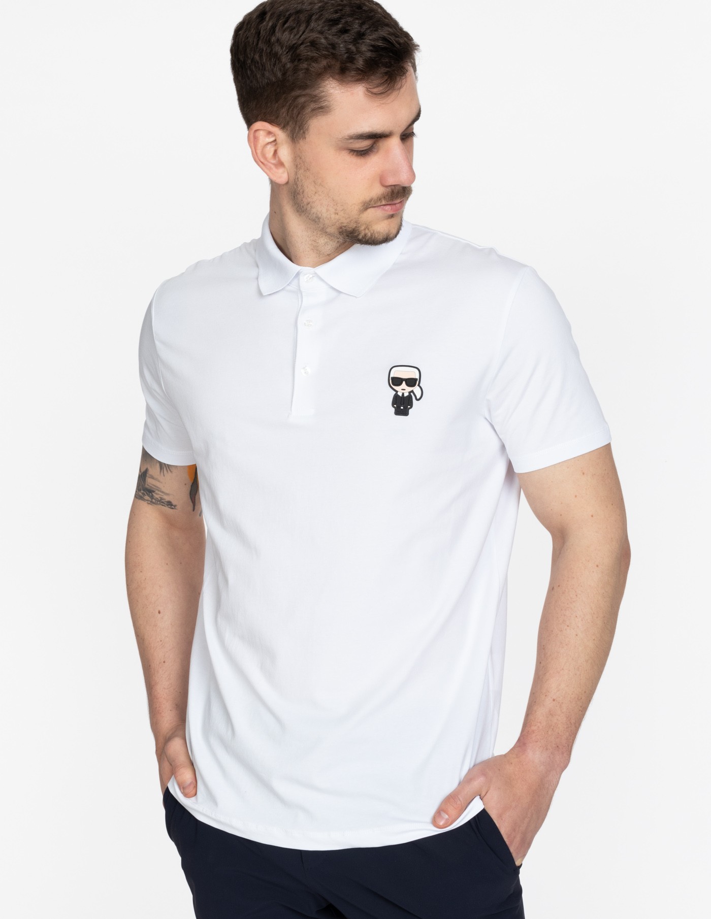 Karl Lagerfeld - Polo K/Ikonik White Karl Lagerfeld - Polo K/Ikonik White