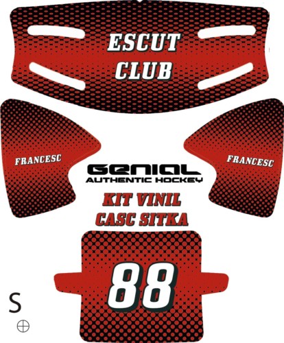 KIT DE 3 ADHESIVOS PARA CASCO SITKA