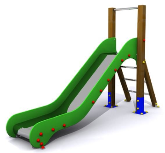 Tobogán AIMARA 1 metro de Altura