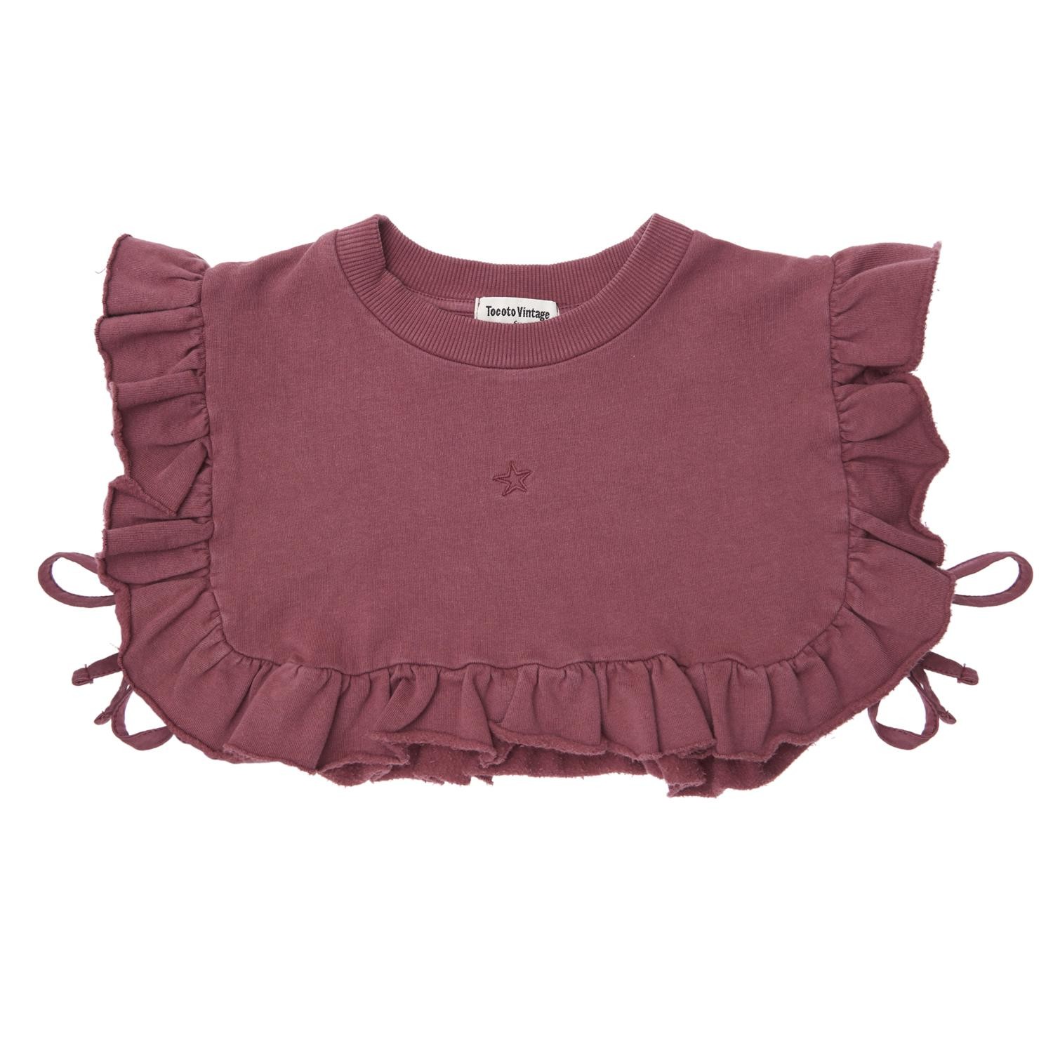 KID RUFFLED PLUSH TOP