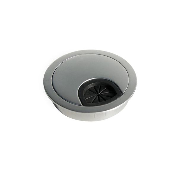 Pasacables Cromado Mate D60mm | Accesorios Oficina | NIUBÓ