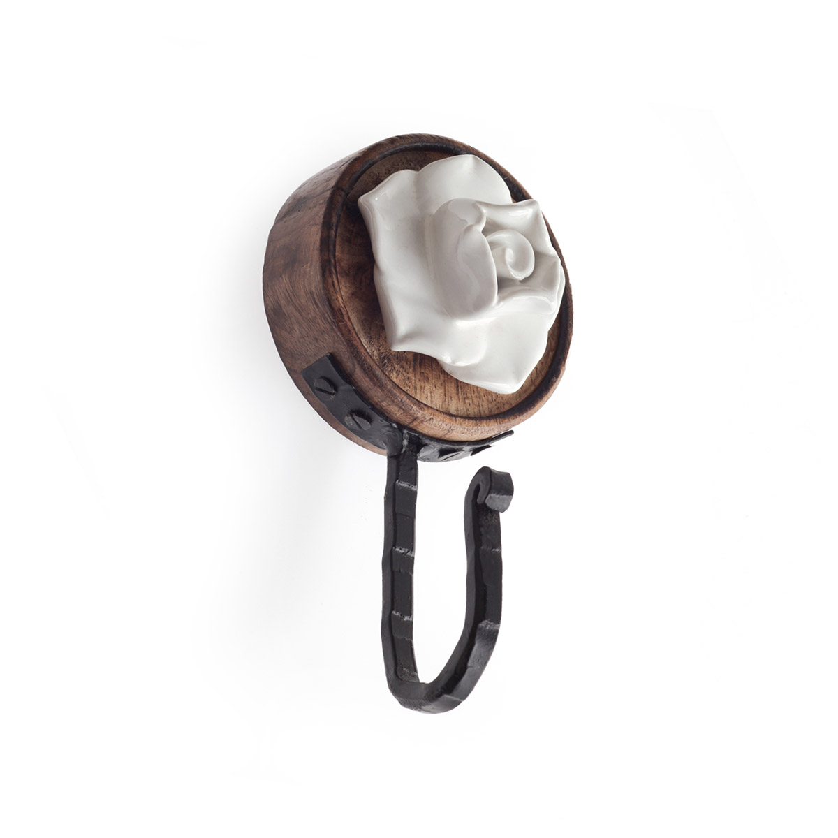 Colgador de pared con herraje para colgar fabricado en hierro con ...