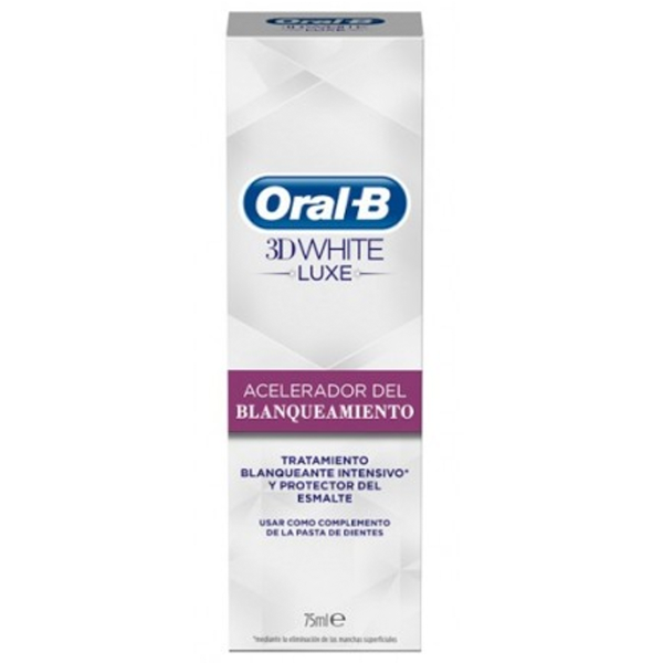 Oral-B 3DWhite Luxe Acelerador de Blanqueamiento 75 ml | Compra Online