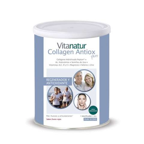 Vitanatur Collagen Antiox Plus sabor Frutos Rojos, 360 g