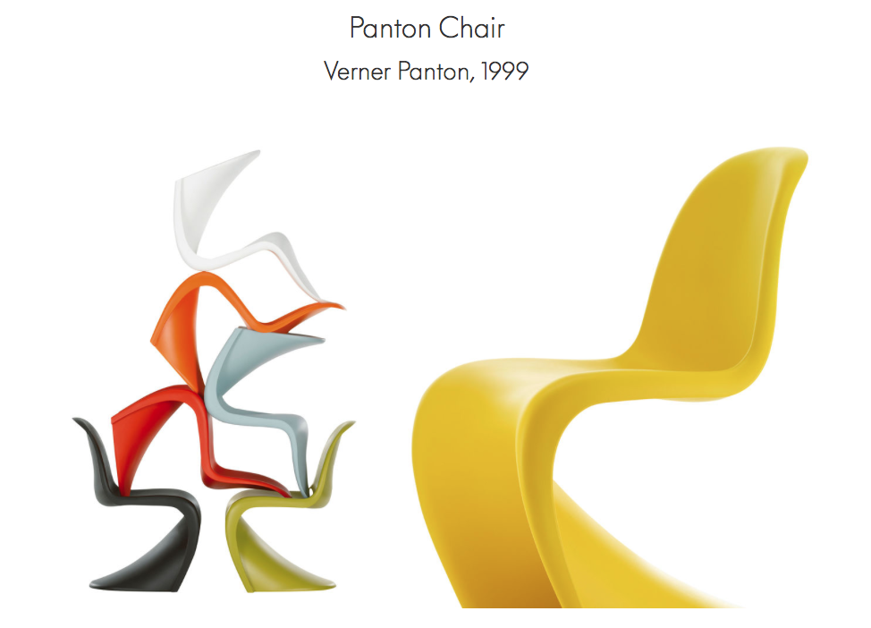 Silla Panton de Vitra diseño de Verner Panton