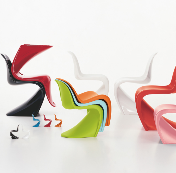Silla Panton de Vitra diseño de Verner Panton