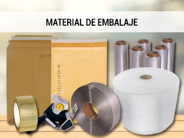 Material de embalaje: disponemos de material para embalaje online