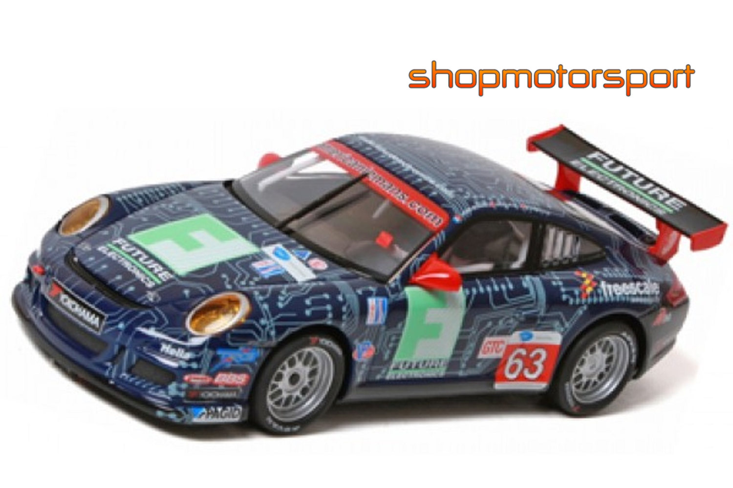 PORSCHE 911 GT3 / SCALEXTRIC SCX A10037X300 / HENRI RICHARD-ANDY LALLY ...