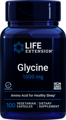 GLYCINE (Glicina), 100 MGR 100 CAPS LIFE EXTENSION