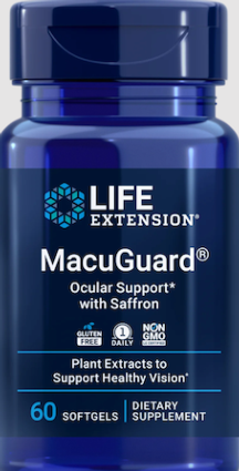 SOPORTE OCULAR MACUGUARD® 60 CAPS LIFE EXTENSION