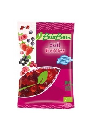 BIOBON FRUTAS DEL BOSQUE SIN GELATINA SIN GLUTEN BIO, 100 g