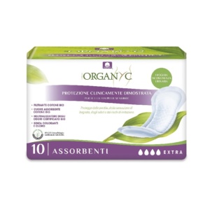 COMPRESA INCONTINENCIA EXTRA 10 UNIDADES ORGANYC