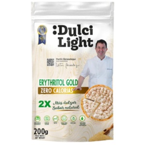 ERYTHRITOL GOLD ZERO CALORIAS 200 GR DULCI LIGHT